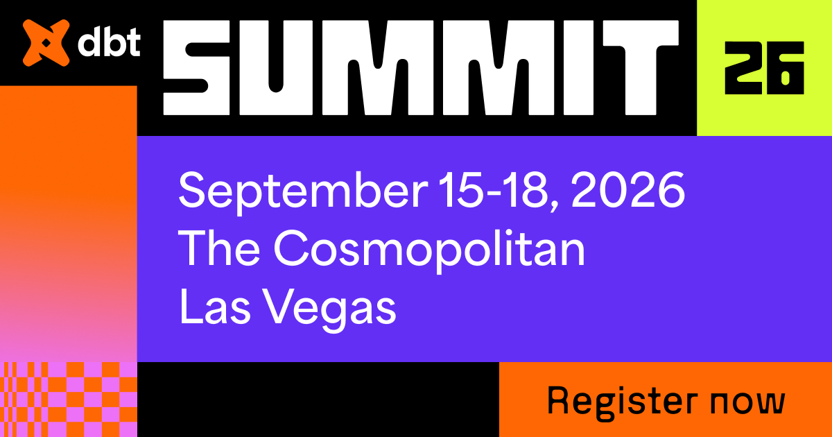 Why Attend | dbt Summit 2026